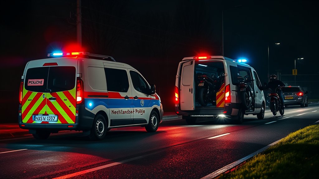 Dieven stelen crossmotoren uit showroom in Brabant