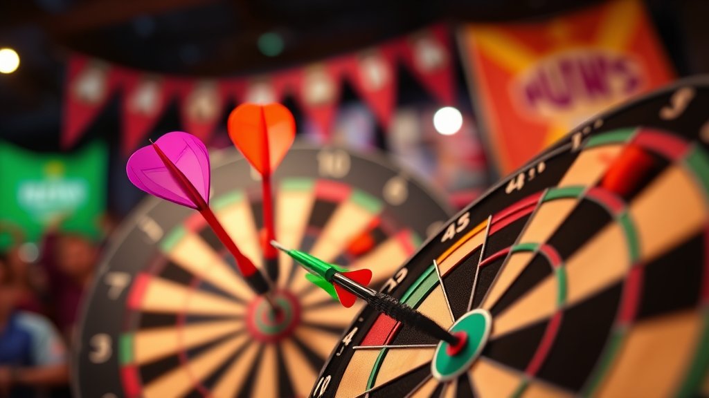 Wesley Plaisier en Niels Zonneveld in actie op WK darts